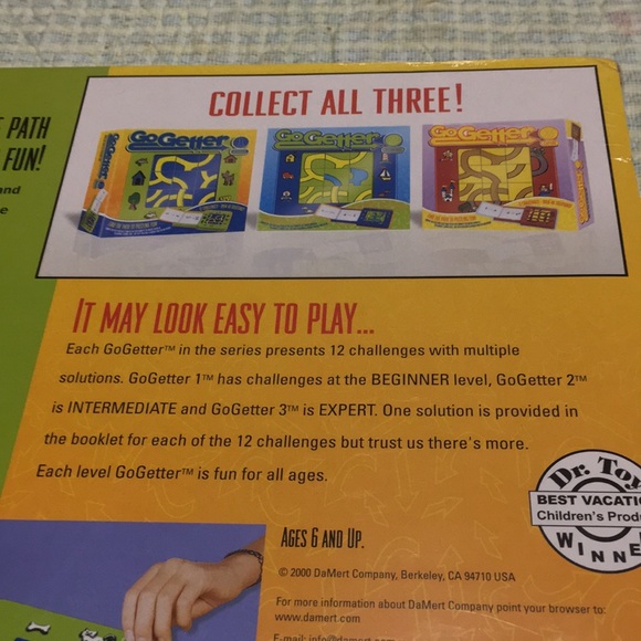 Damert Company | Toys | Go Getter Original 2k Puzzle Fun New Dr Toy ...